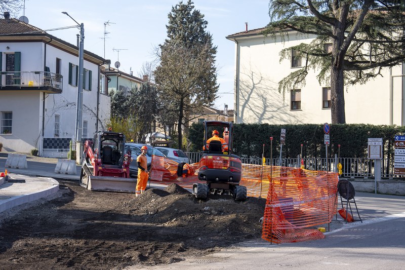 Imola: al via i lavori per la nuova rotatoria tra le vie Rivazza, Dei ...