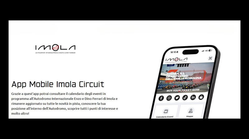 L'App Imola Circuit si innova con IA generativa - Comune di Imola