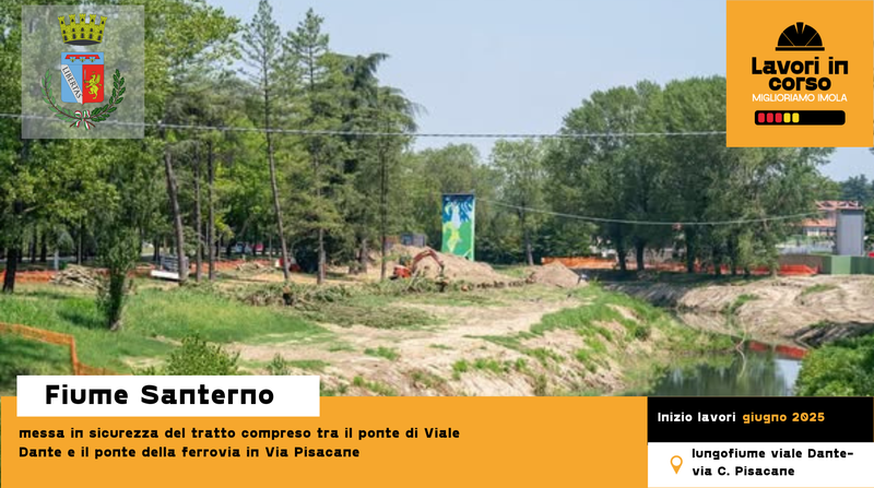 Imola, approvati i progetti per la messa in sicurezza del fiume ...
